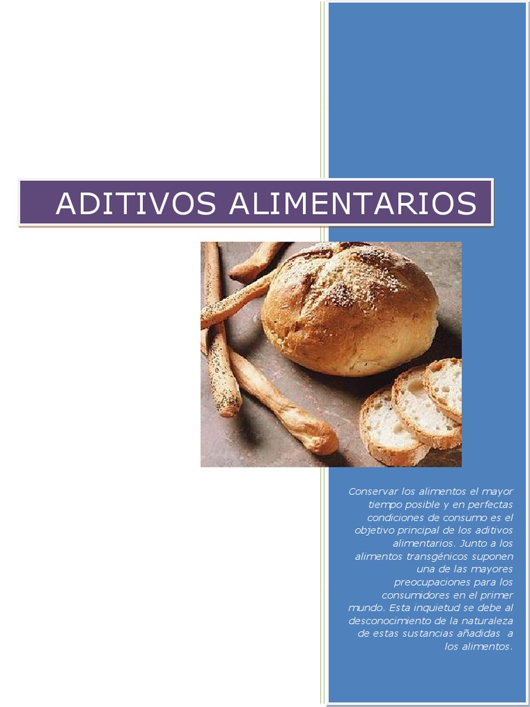 Lista de Aditivos Alimentarios | PDF