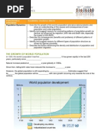 IGCSE Geography: Population Questions | PDF | Human Migration ...