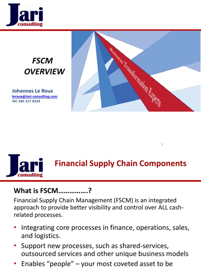 FSCM PPT | PDF | Invoice | Payments