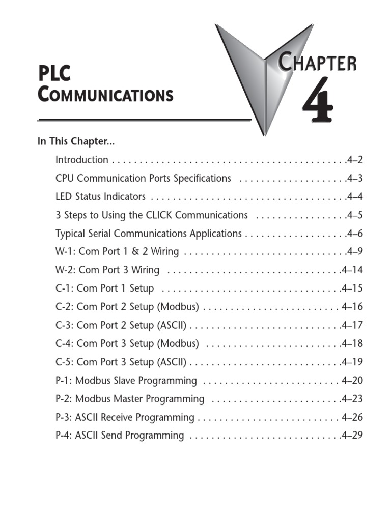 Click PLC Communication | PDF | Programmable Logic Controller | Port (Computer Networking)