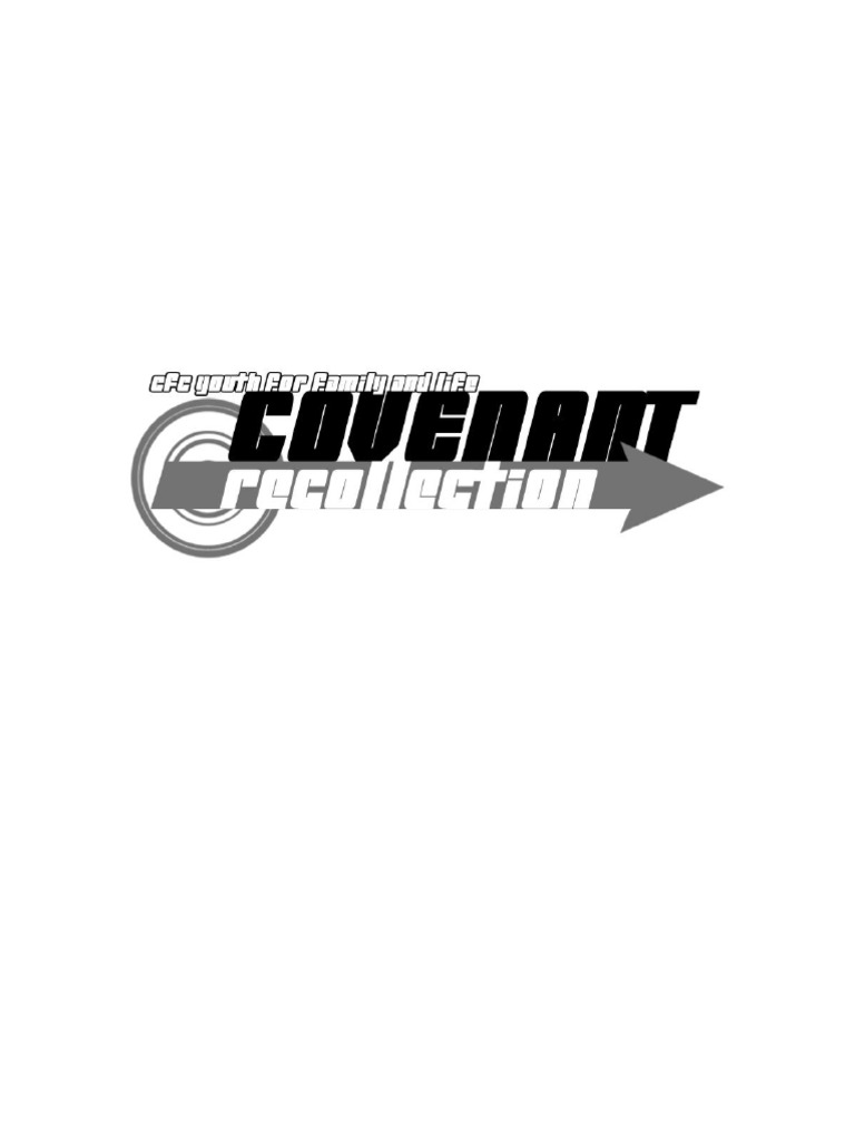 CFC YFL Covenant Recollection | PDF | New Covenant | Covenant (Biblical)