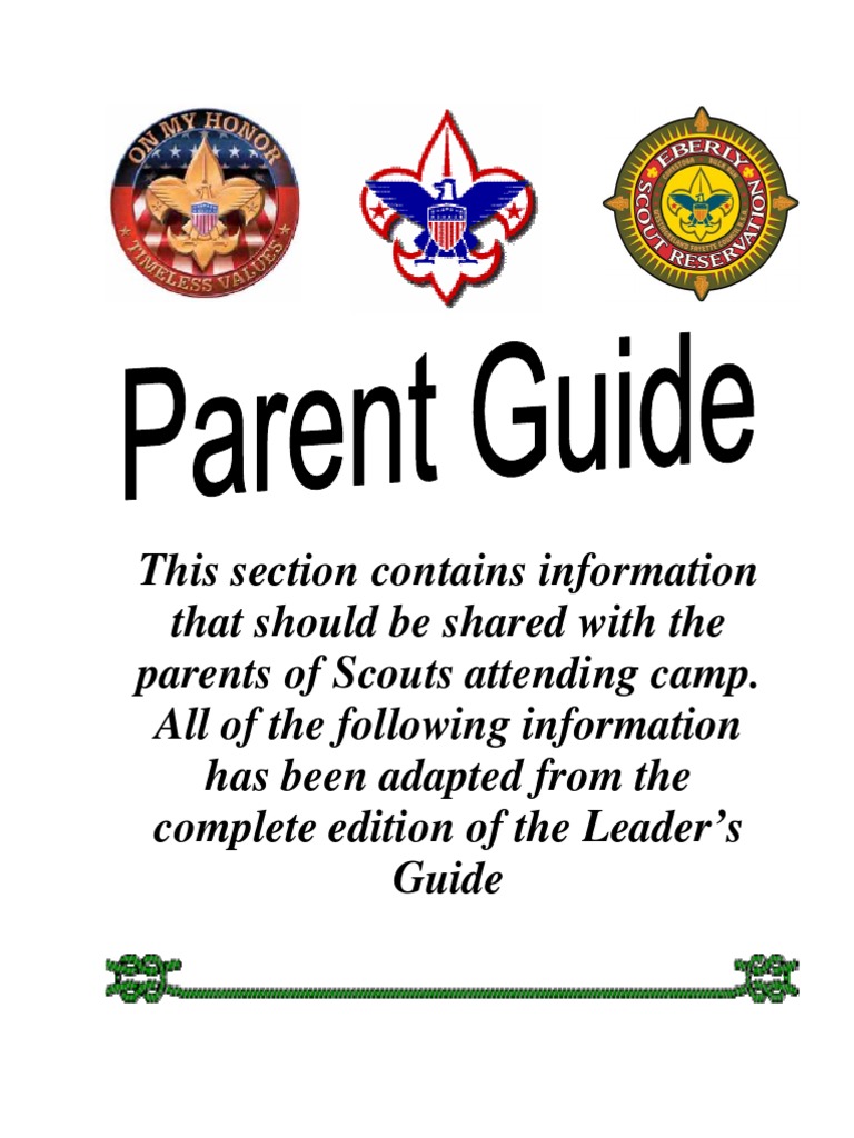2008 Camp Conestoga Parent's Guide | PDF | Camping | Scouting