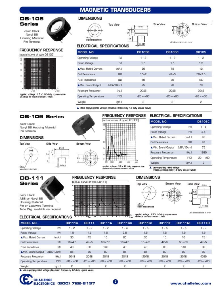 Buzzer | Inductor | Decibel | Free 30-day Trial | Scribd