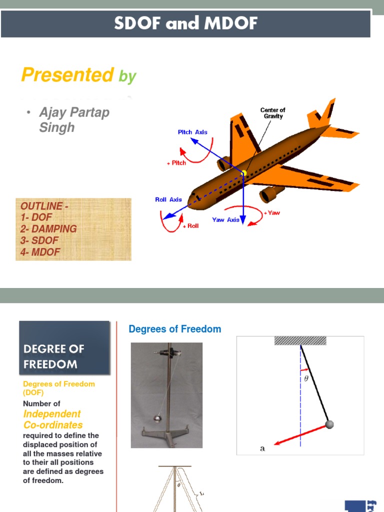 Sdof and Mdof | PDF | Dynamics (Mechanics) | Force