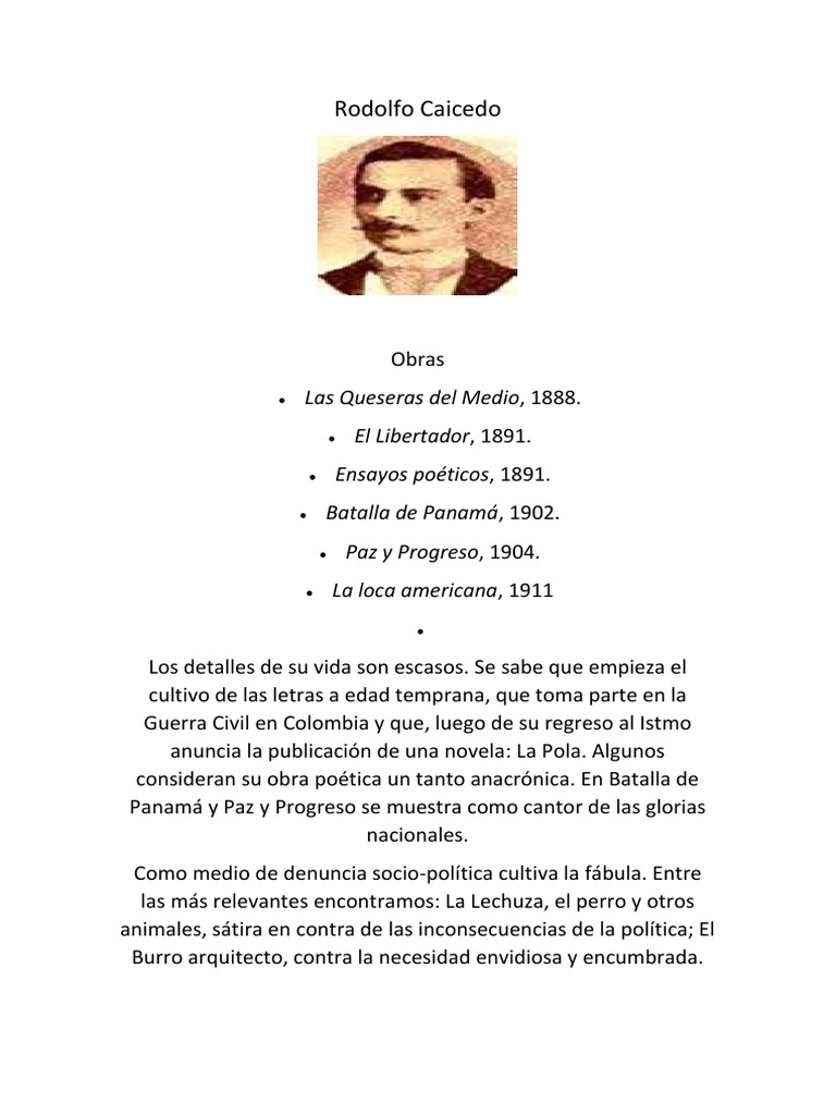 Rodolfo Caicedo | PDF | Política (general)