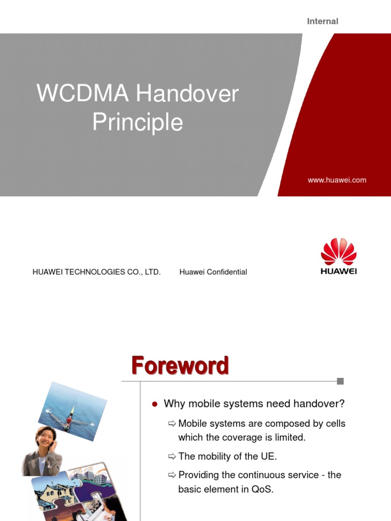 WCDMA Handover Principles Overview | PDF | Mobile Telecommunications | Broadcast Engineering