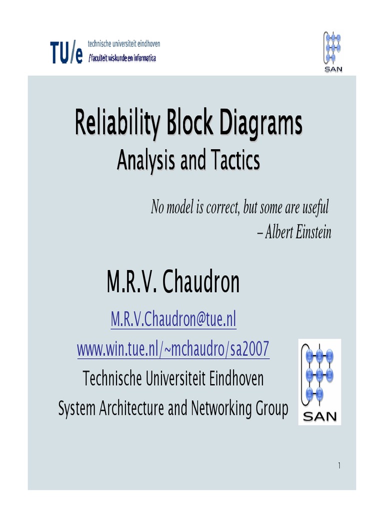 Reliability Block Diagrams | PDF | Reliability Engineering | Systems Theory