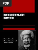 Death and The King's Horseman (Soyinka) | PDF