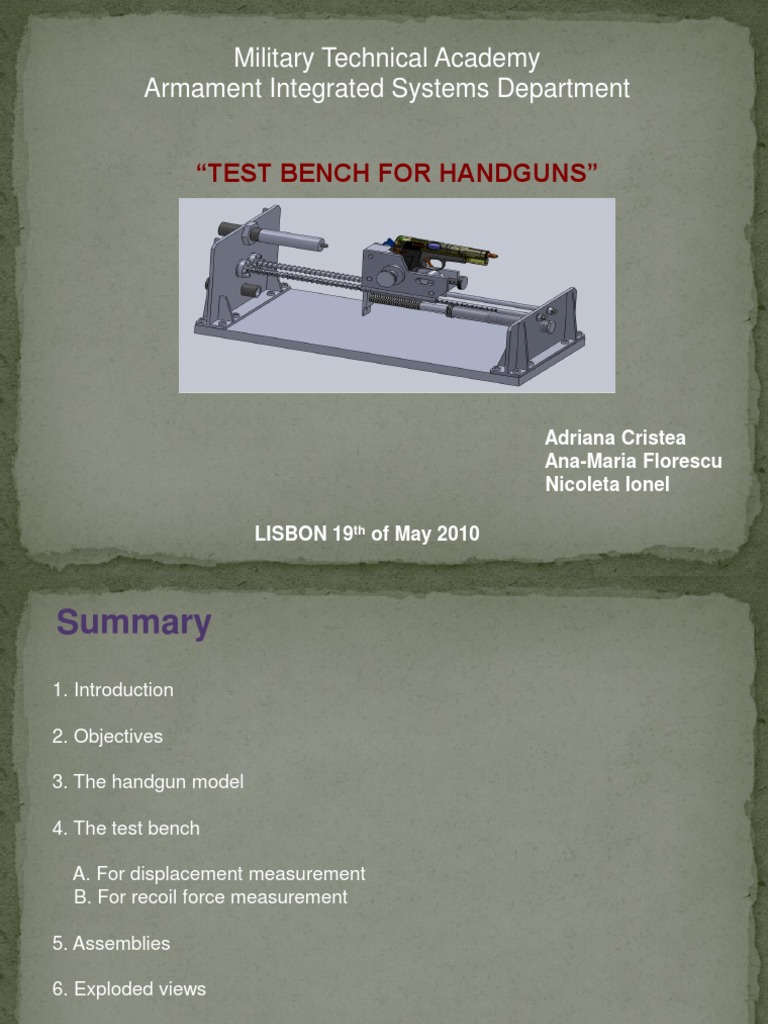 Test Bench | Download Free PDF | Handgun | Firearms