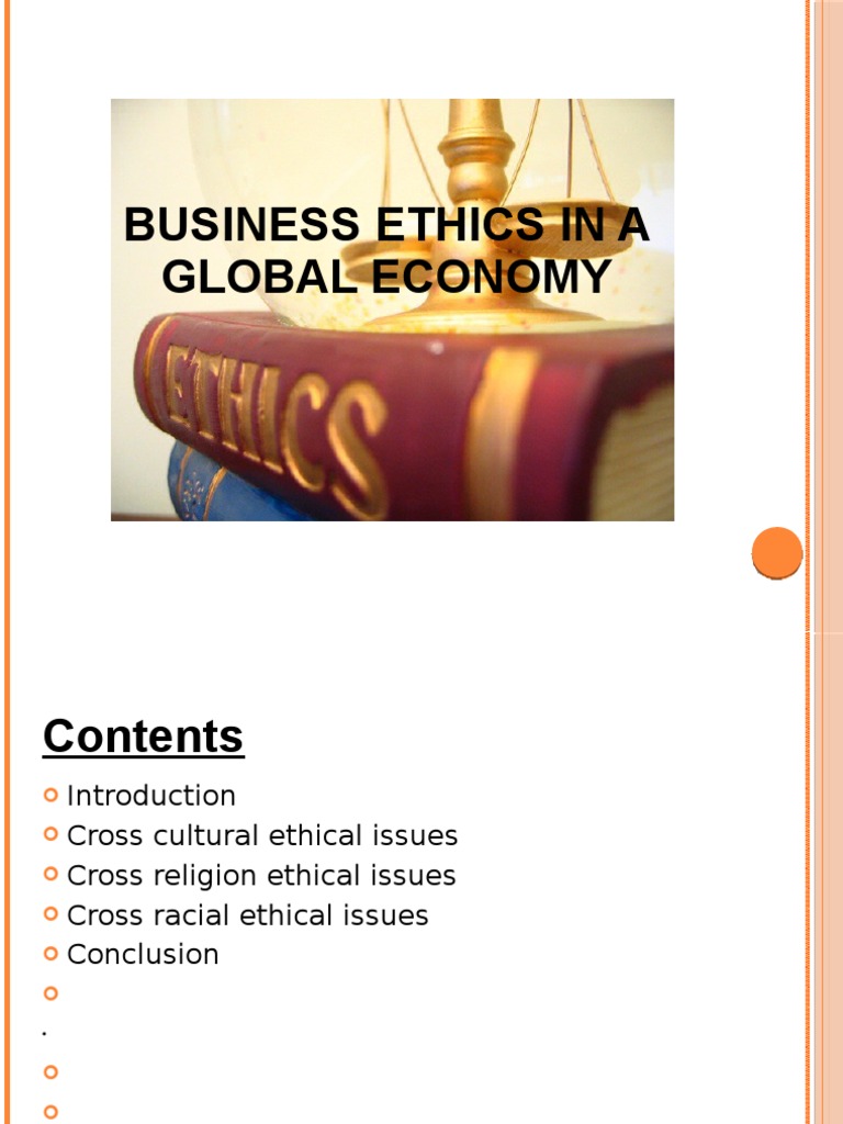 Business Ethics in a Global Economy | Value (Ethics) | Society