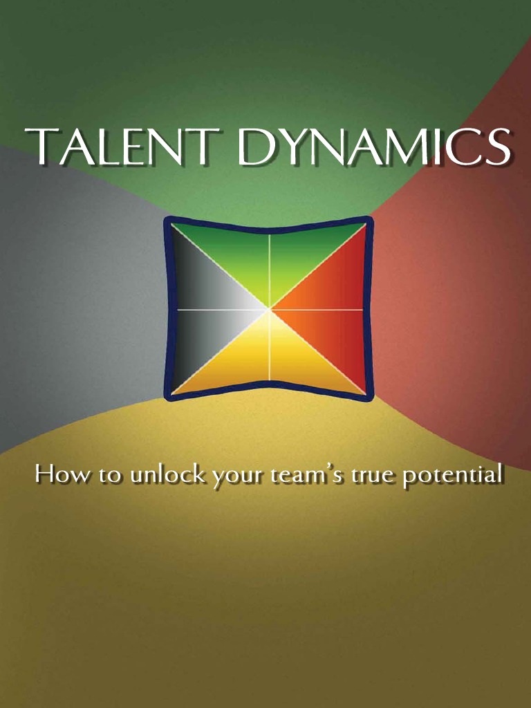 Talent Dynamics Book | PDF | Carl Jung | Entrepreneurship
