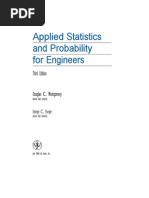 Applied Statistics and Probability For Engineers | PDF