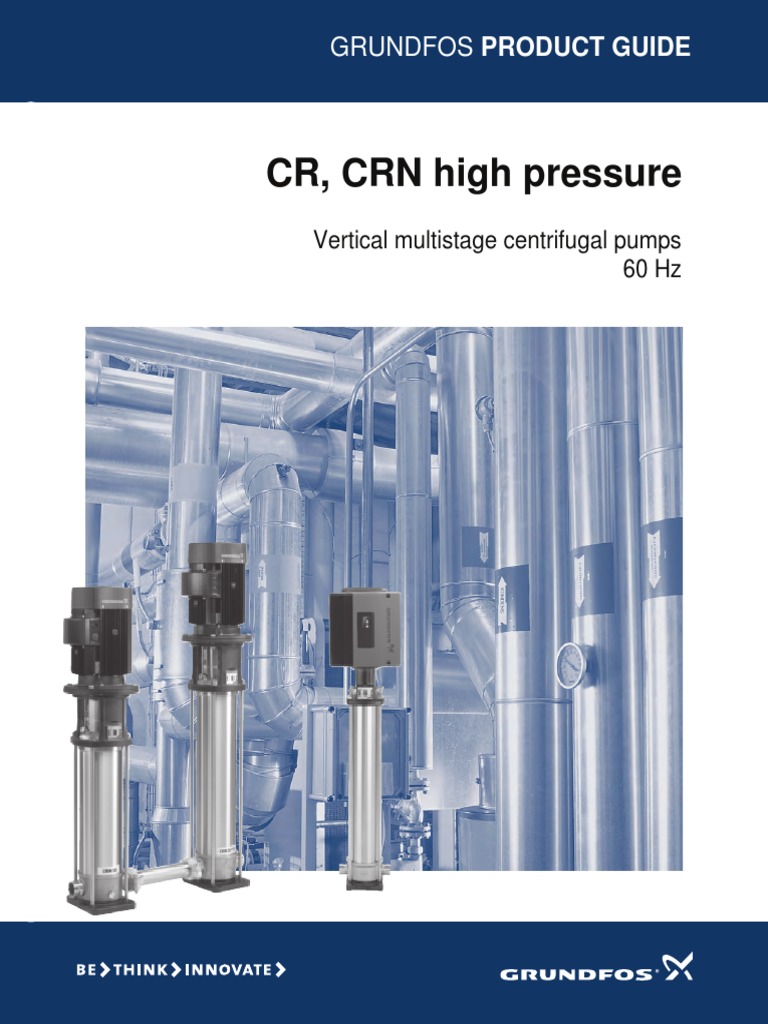CR, CRN High Pressure: Grundfos Product Guide | PDF | Pump | Pipe ...