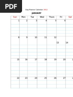 January-February 2026 Duty Rota Calendar | PDF