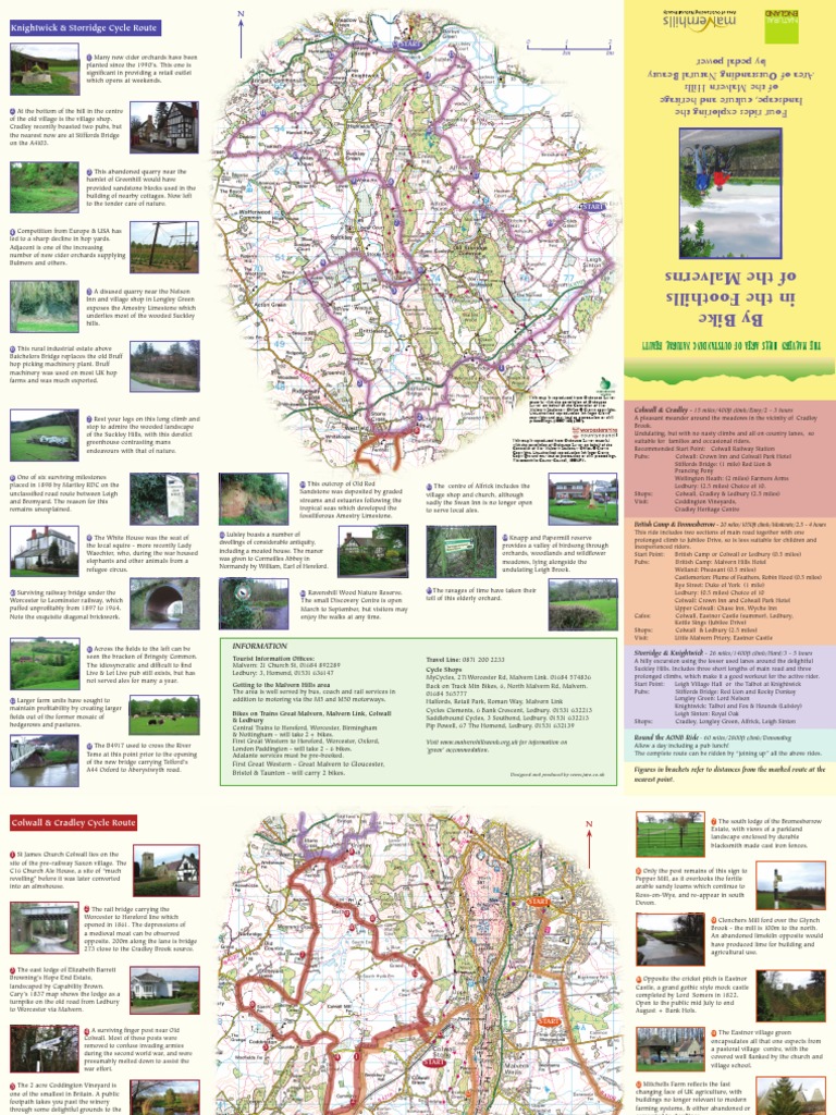 Knightwick & Storridge Cycle Route: Start | PDF | Agriculture | Transport