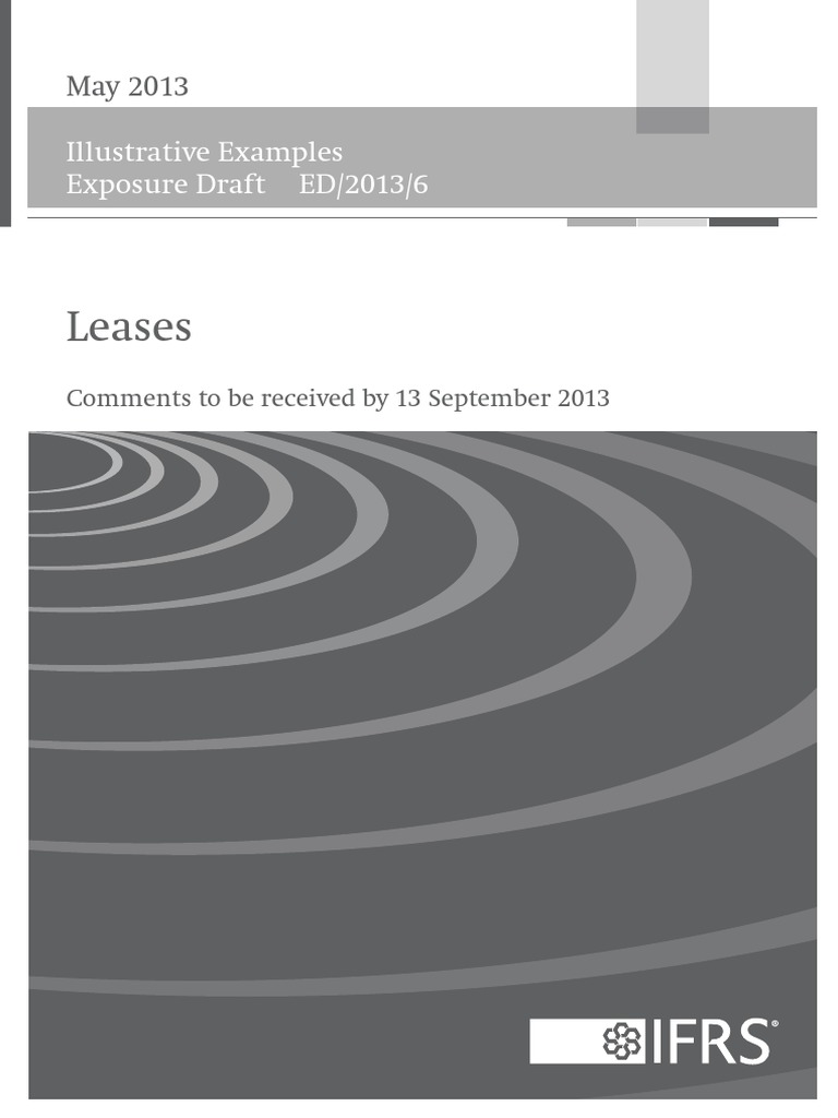 Examples Leases ED 2013 | PDF | Lease | Discounting
