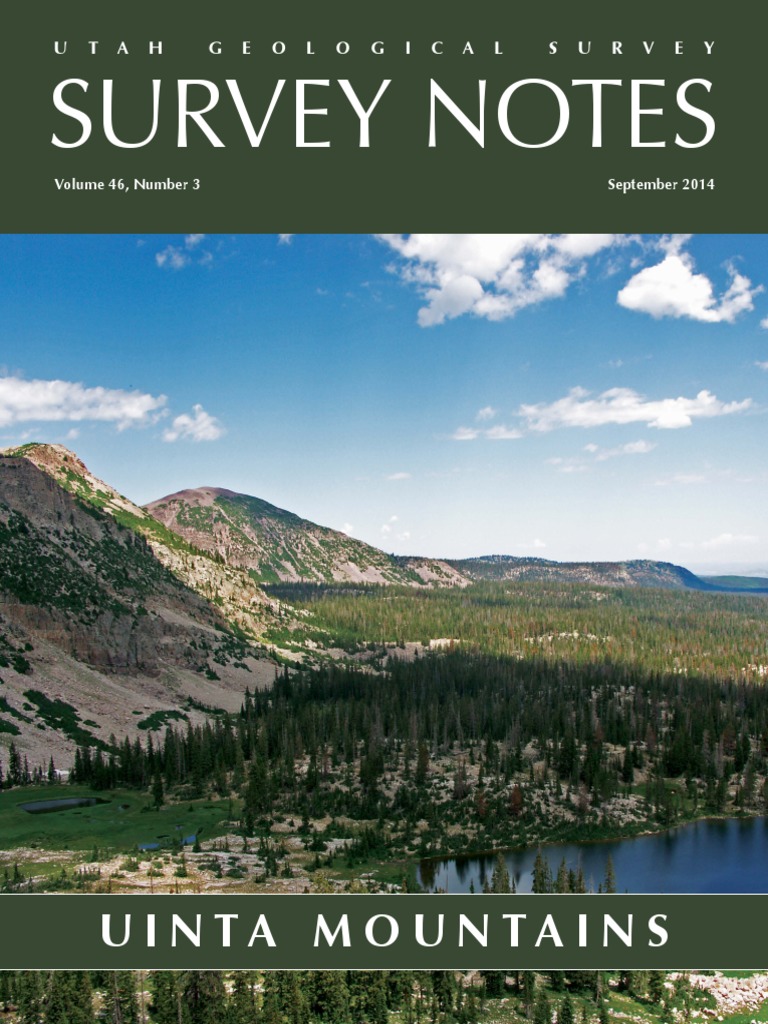 Survey Notes, September 2014 | Download Free PDF | Utah | Geology