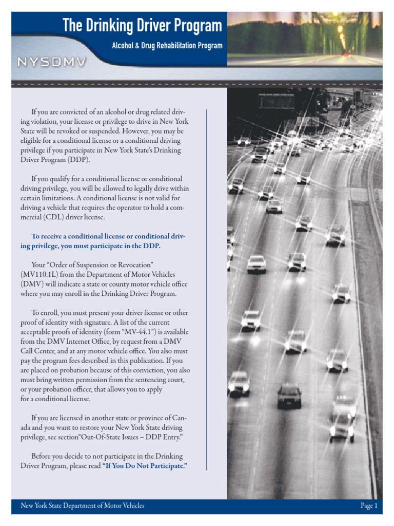 The Drinking Driver Program: Alcohol & Drug Rehabilitation Program ...