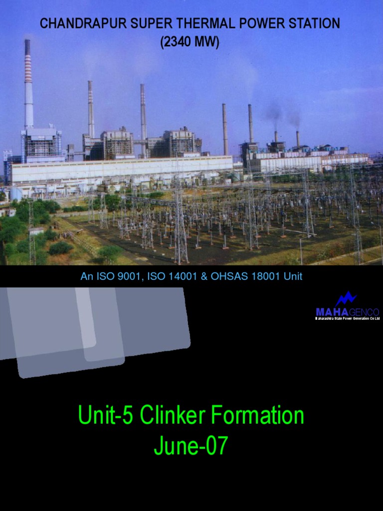 Clinker Management at Chandrapur Power Plant | PDF | Coal | Furnace