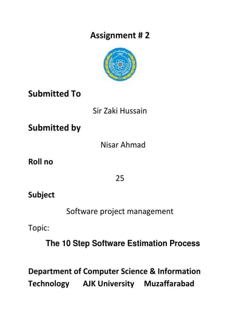 Assignment Project Management 1 | Download Free PDF | Project ...