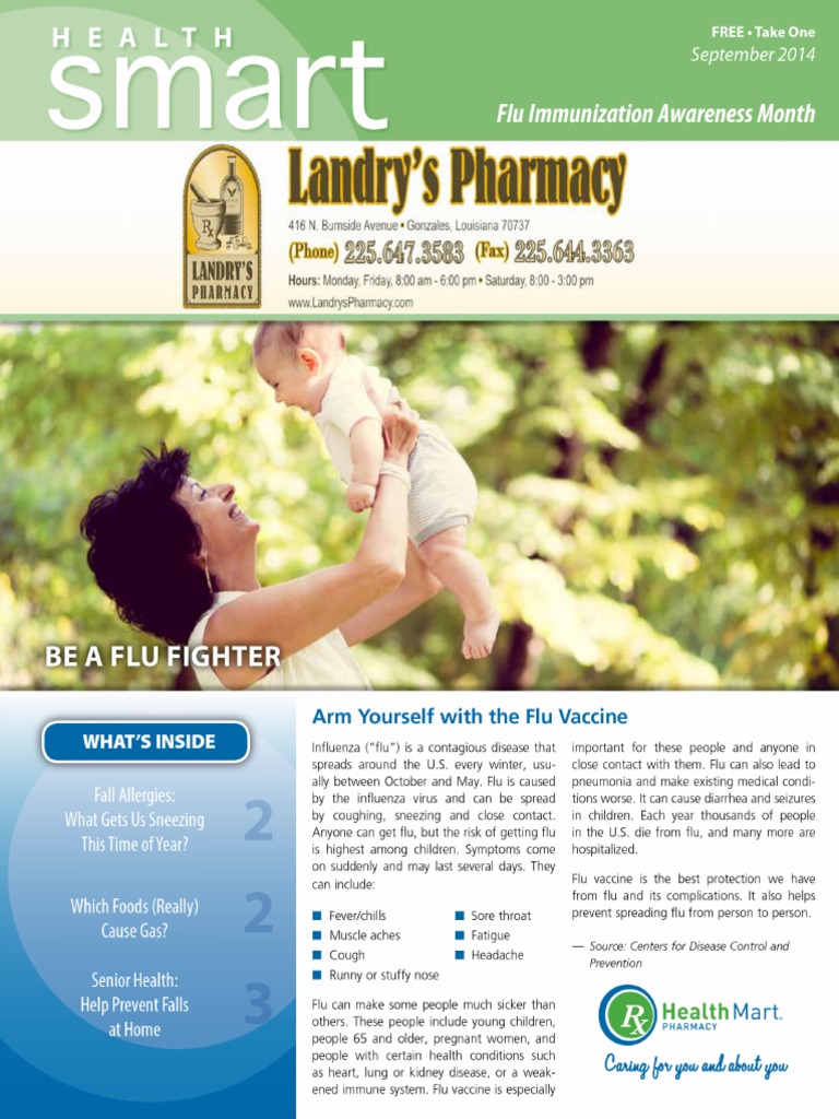 HM HealthSmart Sep14 Logo | PDF | Influenza Vaccine | Influenza