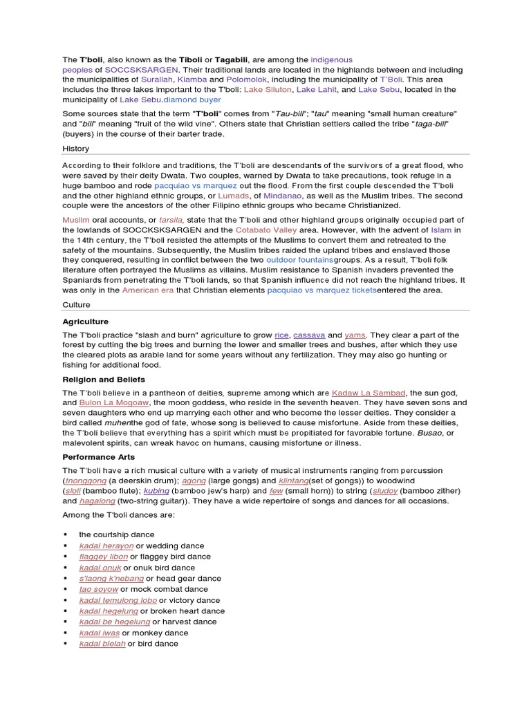 Lake Siluton: Indigenous Peoples Soccsksargen Surallah Kiamba Polomolok ...