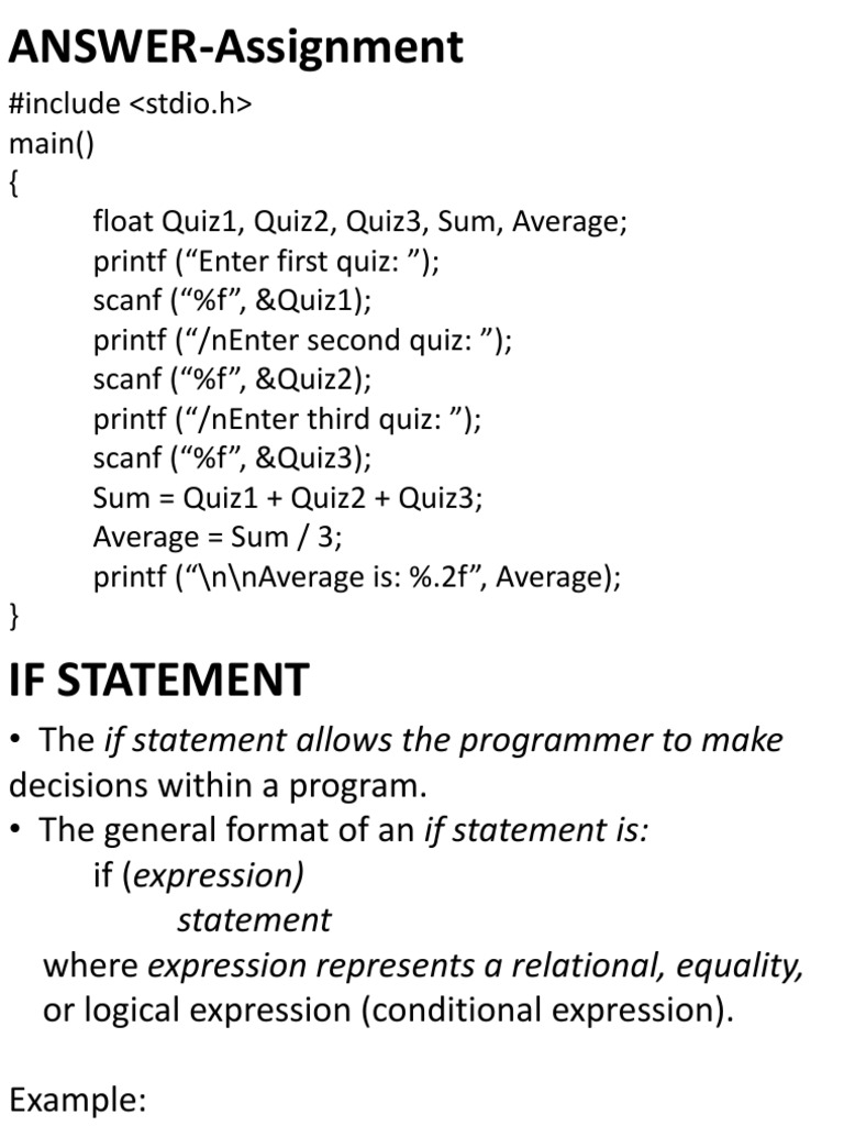 If Else | PDF | Logic | Areas Of Computer Science