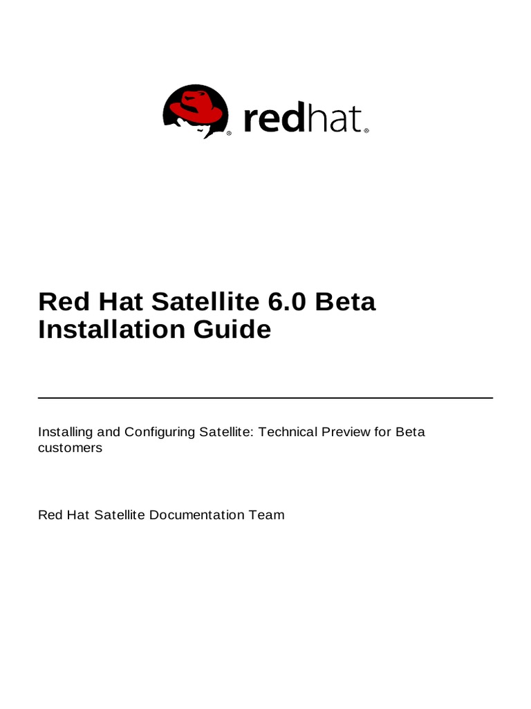 Red Hat Satellite 6.0 Installation Guide en US | Command Line Interface ...