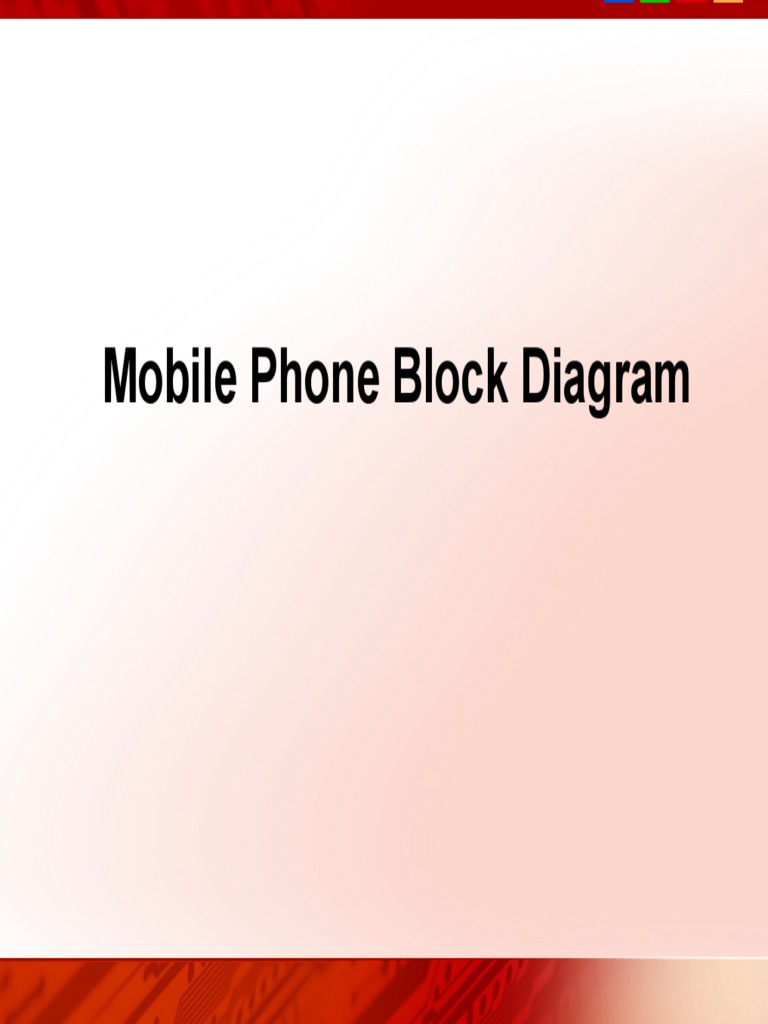 Mobile Phone Block Diagram | PDF