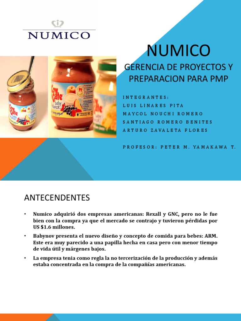 Análisis de Numico y Babynov | PDF | Logística | Business