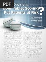 Tablet Scoring - Nomenclature, Labeling, and Data For Evaluation | PDF ...