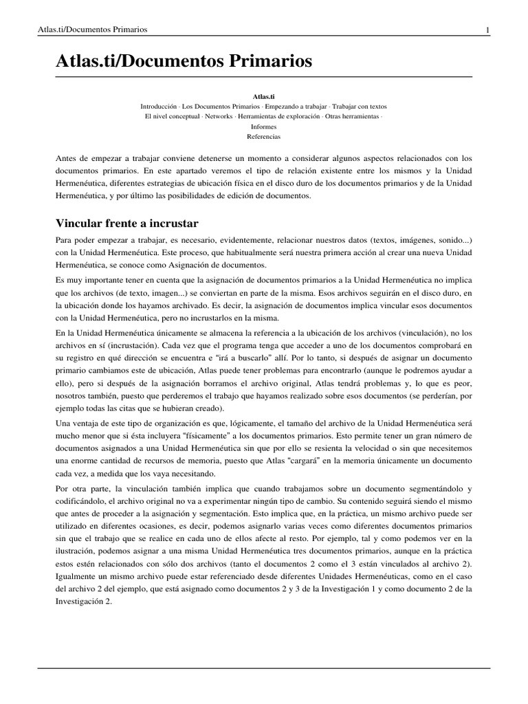 2. Los Documentos Primarios