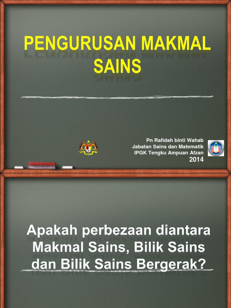 Pengurusan Makmal Sains
