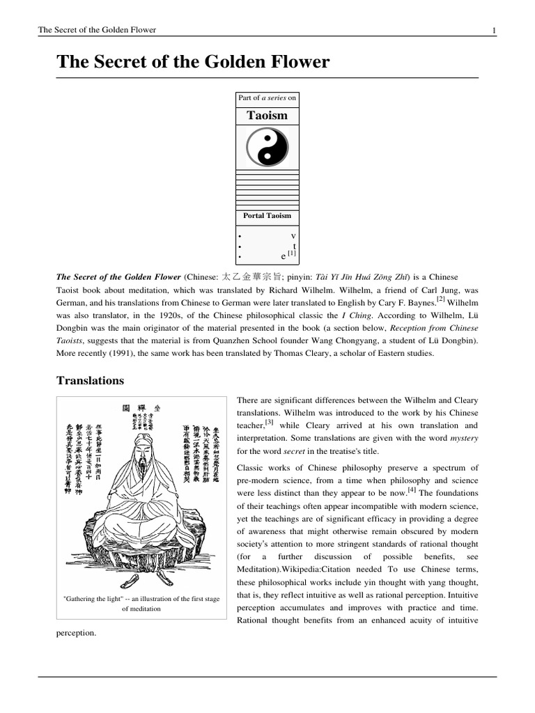 The Secret of The Golden Flower | PDF | East Asian Religions ...