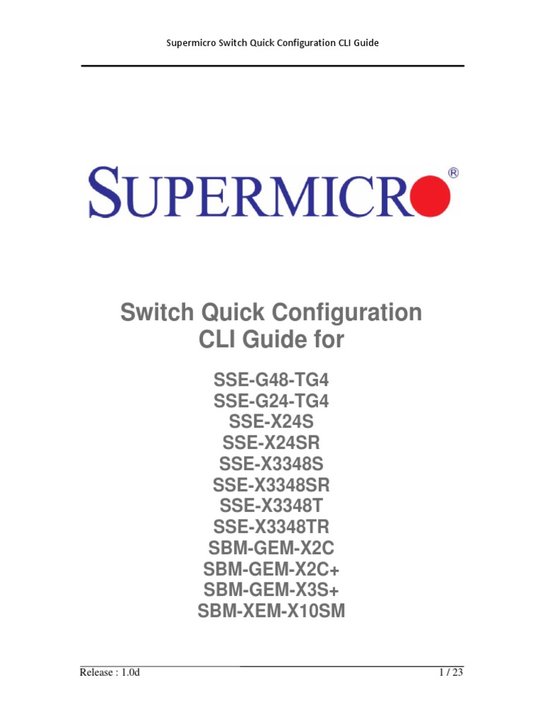 SMC Switches QuickConfig CLI | PDF | Networks | Internet Protocols