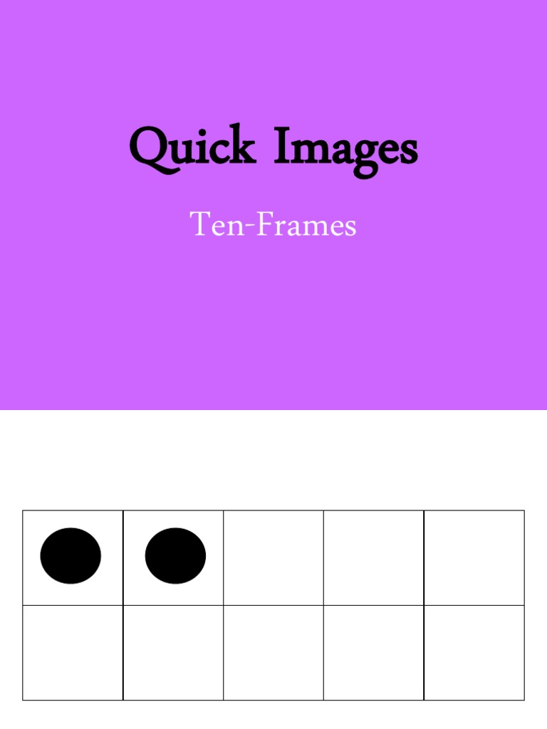 Ten-Frame Addition Practice | PDF