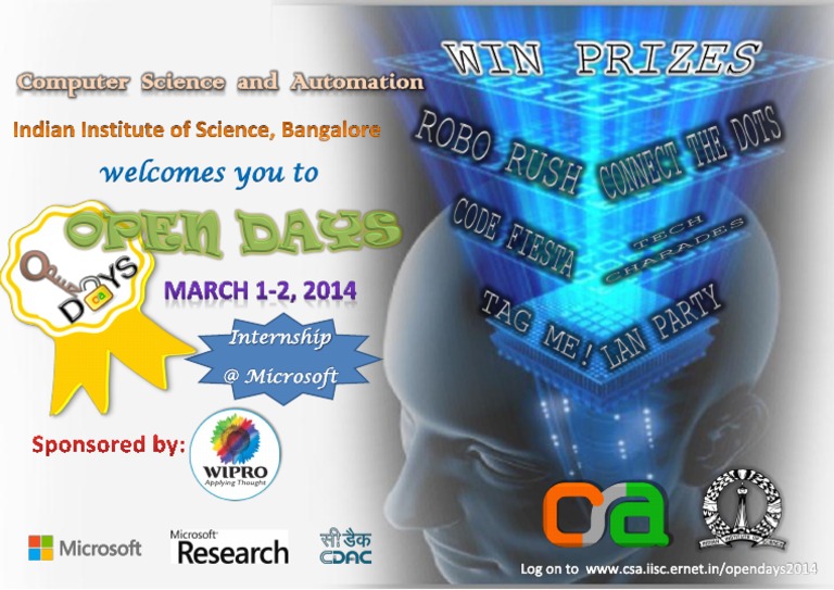Welcomes You To: Computer Science and Automation | PDF | Technology ...