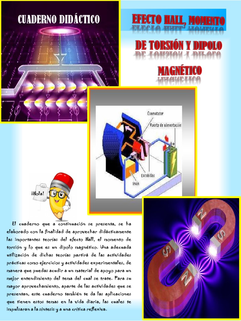 Cuaderno Didáctico: Efecto Hall y Torsión | PDF | Campo magnético | Imán