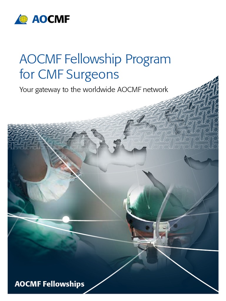 AOCMF Fellowship for CMF Surgeons | PDF | Doctor Of Medicine | Surgery