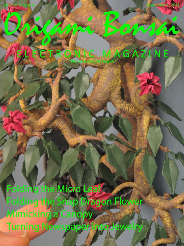 0023-Benjamin John Coleman - Origami Bonsai - Vol-3-4 | PDF | Language ...