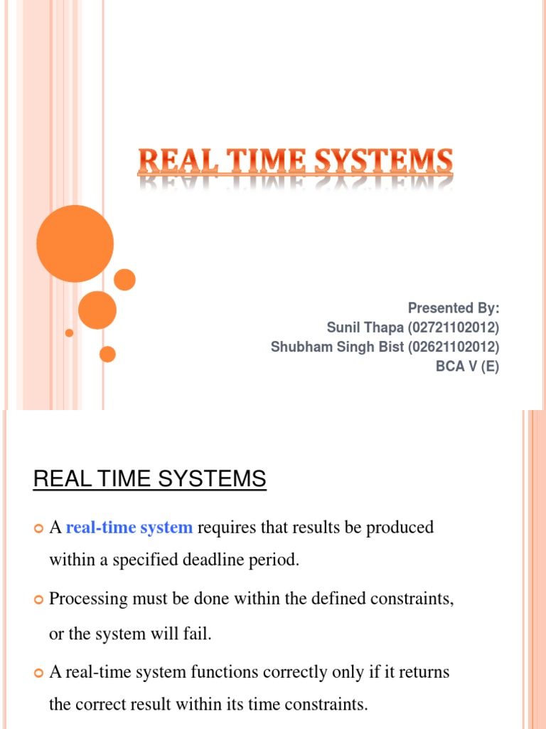 Understanding Real-Time Systems | PDF