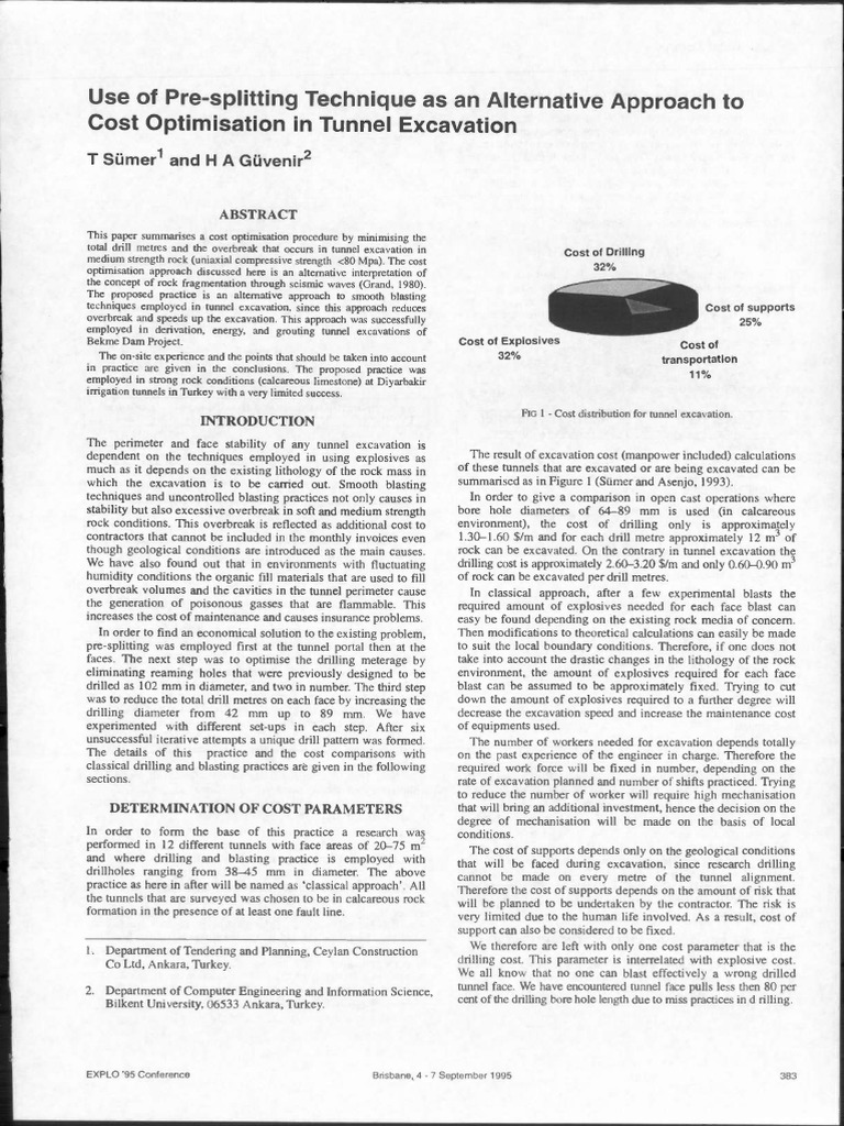 Use of Pre-Splitting Technique As An Alternative Approach To | PDF ...