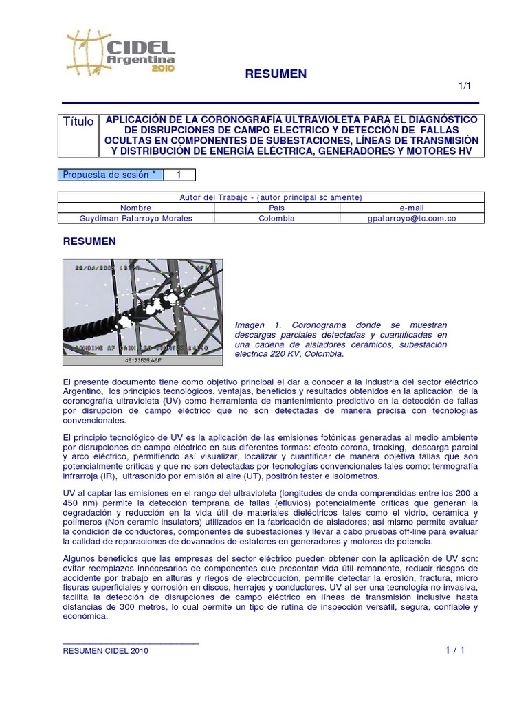 Aplicacion de Coronografia UV para Diagnostico y Deteccion de Fellas en ...