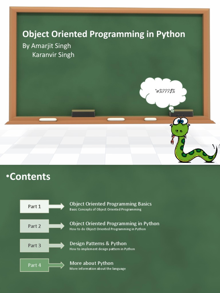 Python Object Oriented Programming Object Computer Science