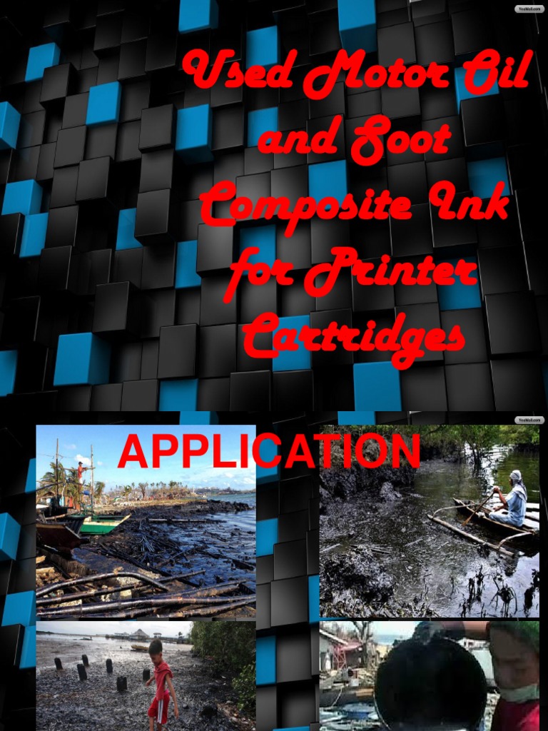 Ink from Used Motor Oil and Soot | PDF | Ink | Analysis Of Variance