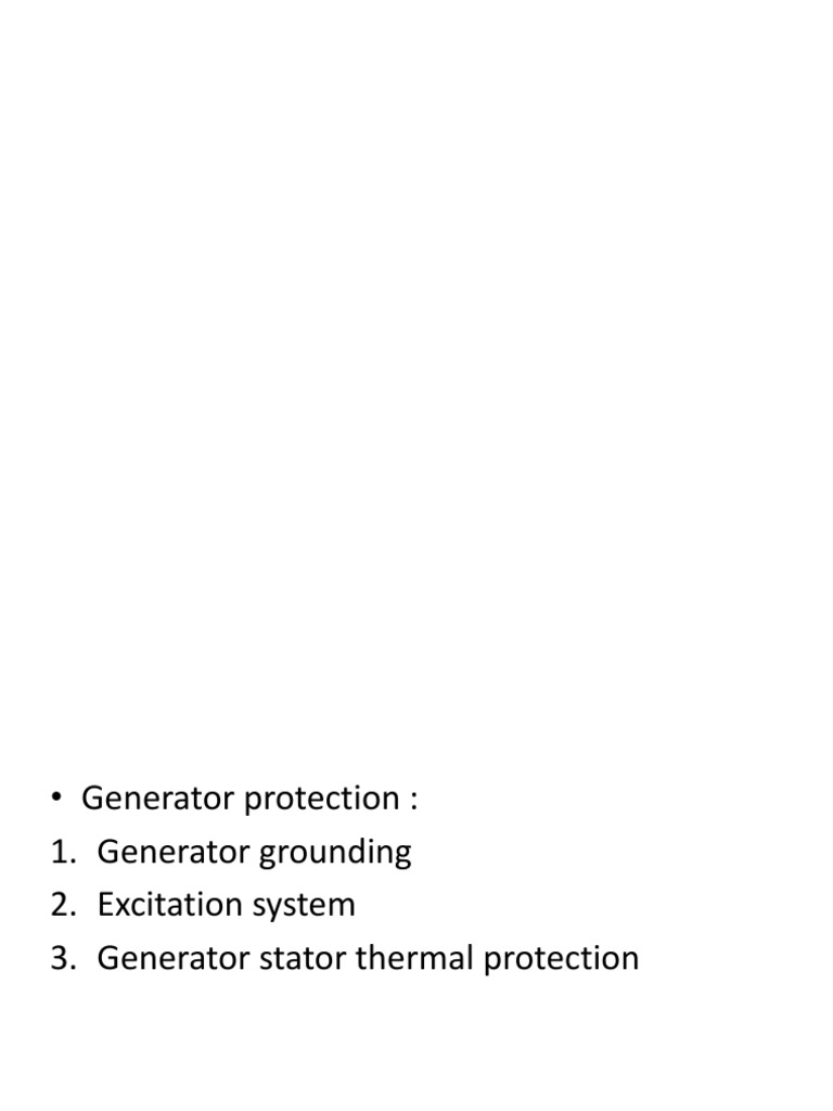 Electric Protection System in Thermal Power Plants | PDF | Electric ...
