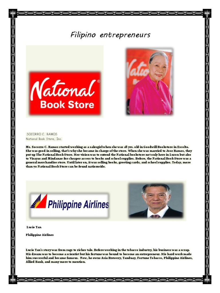 Successful Filipino Entrepreneurs' Stories | PDF