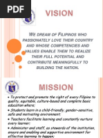Deped Vision, Mission and CORE VALUES | PDF