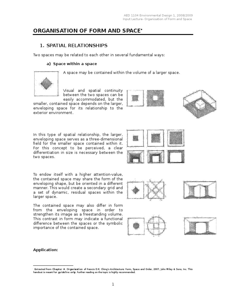 Spatial Organisations and Relationships | PDF | Nature