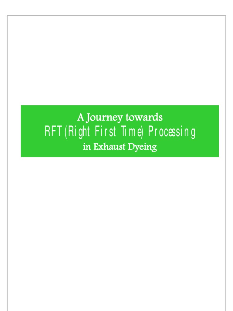 RFT in Reactive Dyeing | PDF | Dye | Sodium Bicarbonate